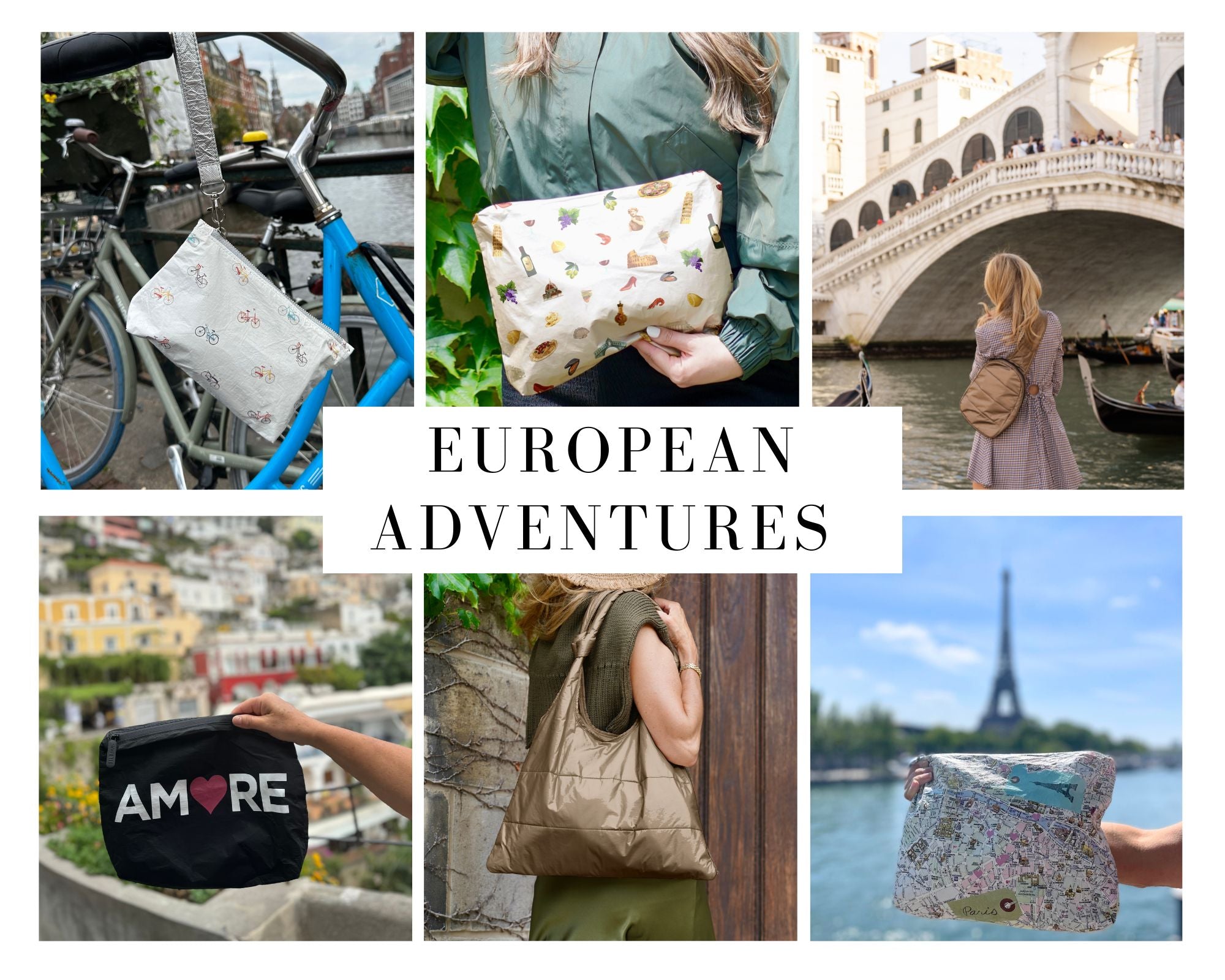 European Adventures - Zipper Pouches, Purses, & Wristlets – Hi Love
